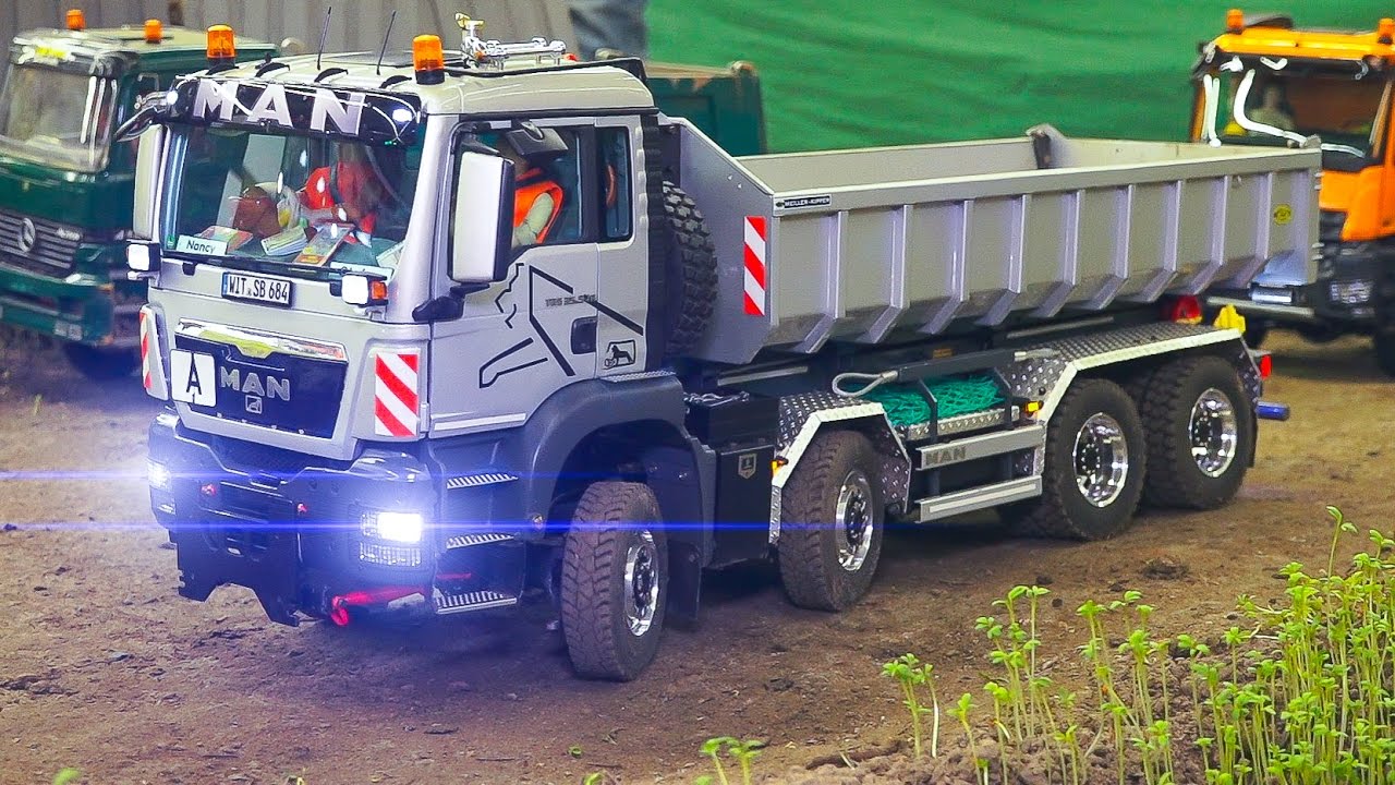 GREAT RC MODEL TRUCK & CONSTRUCTION SITE ACTION VOL.3*RC EXCAVATOR*RC ...