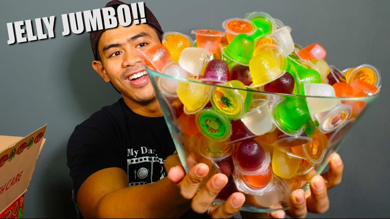 SARAPAN MUKBANG RATUSAN JELLY AGER INACO - YouTube