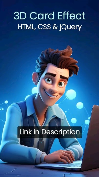 CSS - 3D Card Effect on Hover 2024 #shorts #ytshort #trendingshorts - YouTube