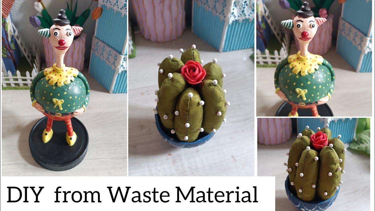 DIY ||Diy home decor from waste. || Waste material craft ideas. - YouTube