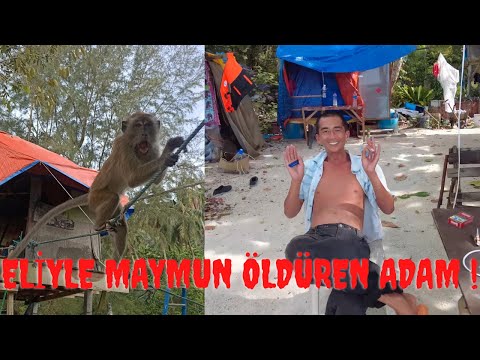 Vlog - 12! Eliyle Maymun Öldüren Adamın Çadırında Kaldık !!!