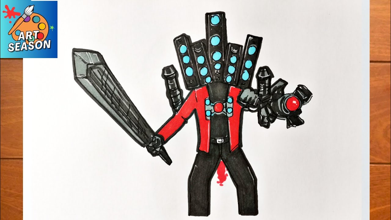 How to Draw Upgraded Titan Speakerman from Skibidi Toilet - YouTube How to Draw Upgraded Titan Speakerman from Skibidi Toilet - YouTube