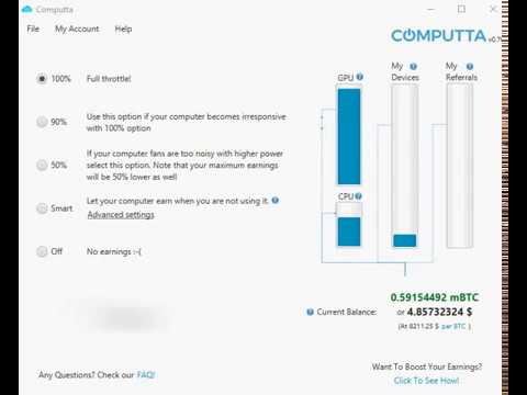 Earning Bitcoins With Computta Smart Miner App (Part 4) - YouTube