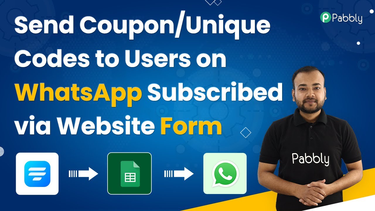Send Coupon/Unique Codes to Users on WhatsApp Subscribed via Website ...