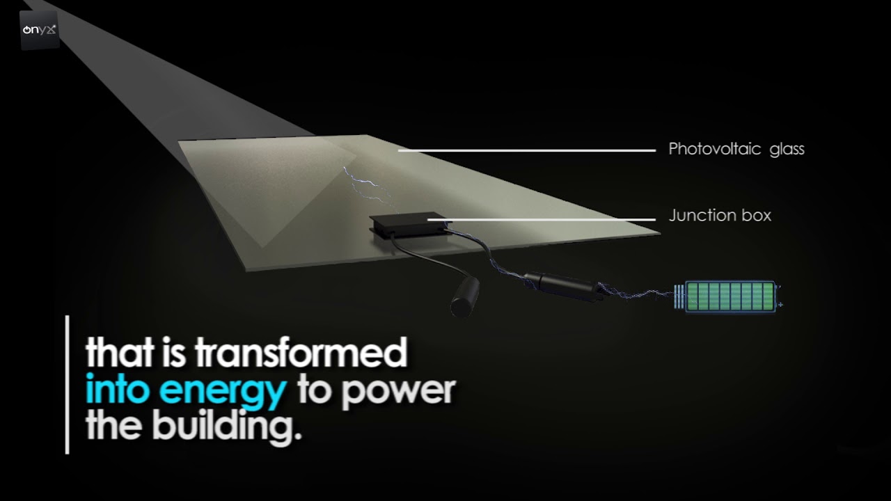 Onyx Solar: A transparent glass that generates electricity - YouTube