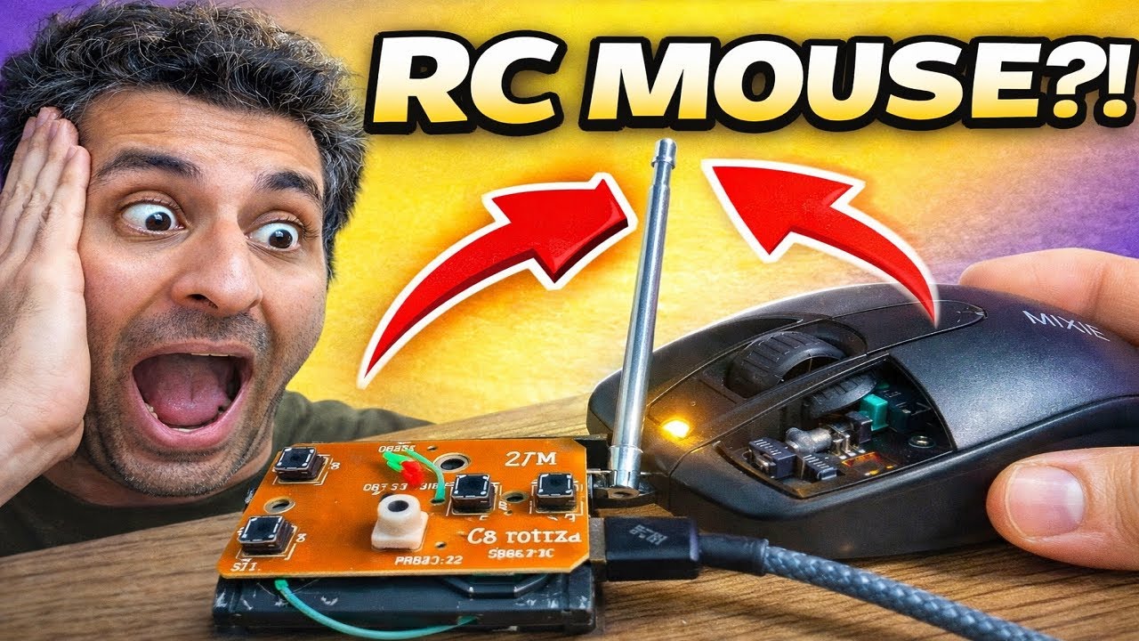 I Turned a Computer Mouse into an RC Mouse… Why Though? - YouTube