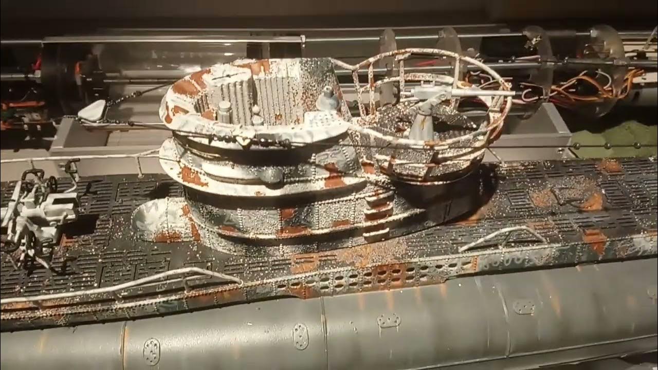 Uboot Typ 7 C nach Umbau und Bereit für die Testfahrten - YouTube