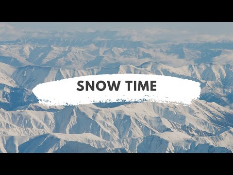BEAUTIFUL SNOWY MOUNTAINS 4K, PIANO RELAXING MUSIC FOR STRESS 😍👌🏻