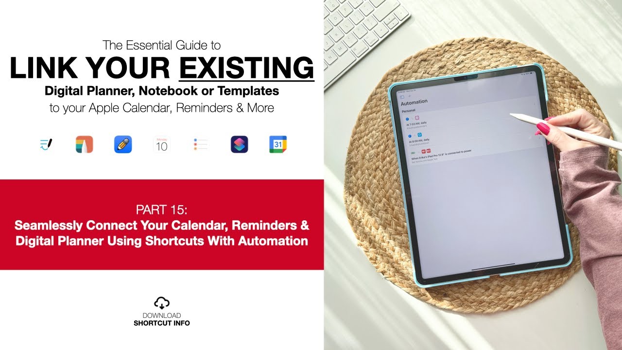 Pt 15: Seamlessly Connect Your Calendar, Reminders & Digital Planner ...