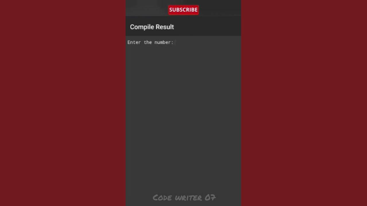 Best C Pattern Program Tutorial Video 💯🧠Coding Shorts Codewriter07 Youtube