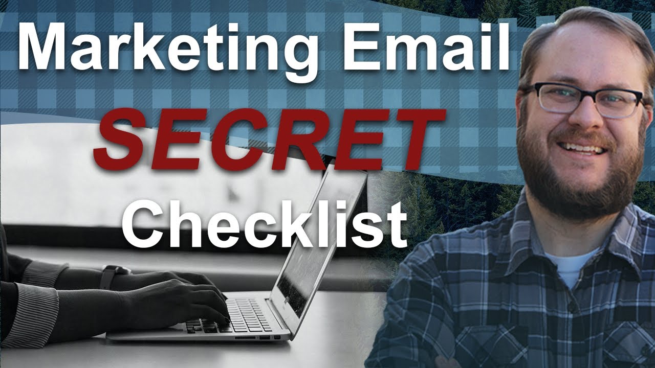 Marketing Email SECRET Checklist - Make your emails EASY! - YouTube