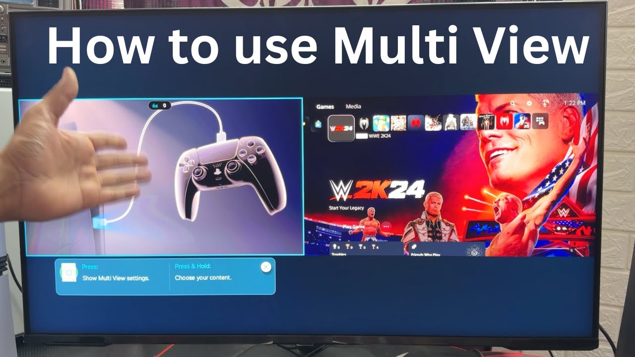 2 Monitor View - How to Multi View - Samsung Odyssey G7 G8 G9 - YouTube