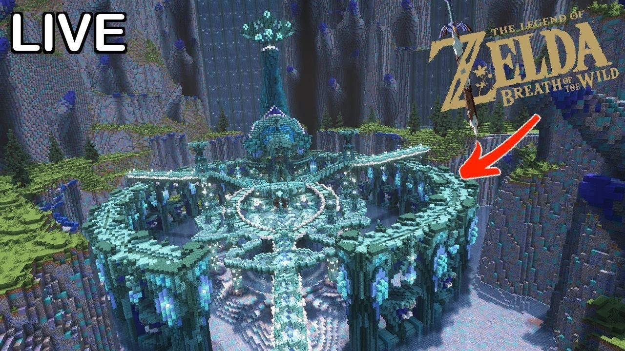 The Bridge of Hylia - Working on my Breath of the Wild Map LIVE!! - YouTube