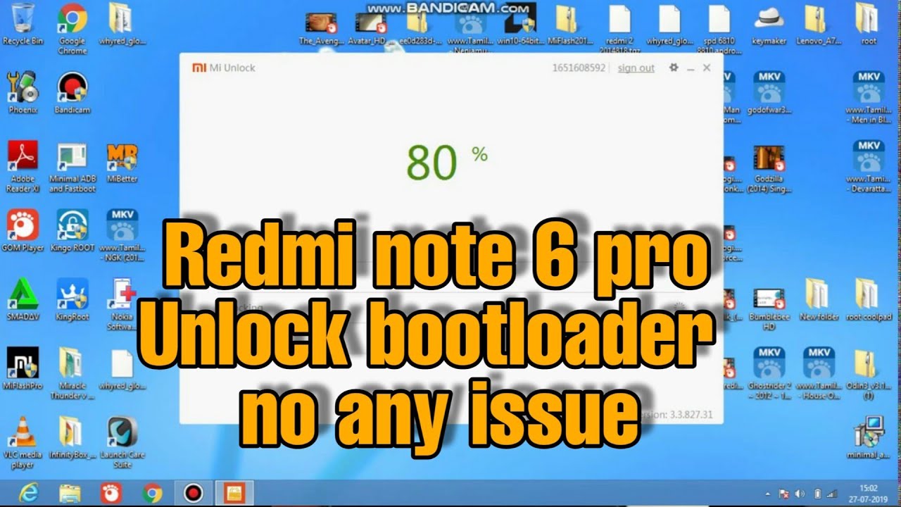 Redmi note 6 pro BOOTLOADER Unlock tamil - YouTube