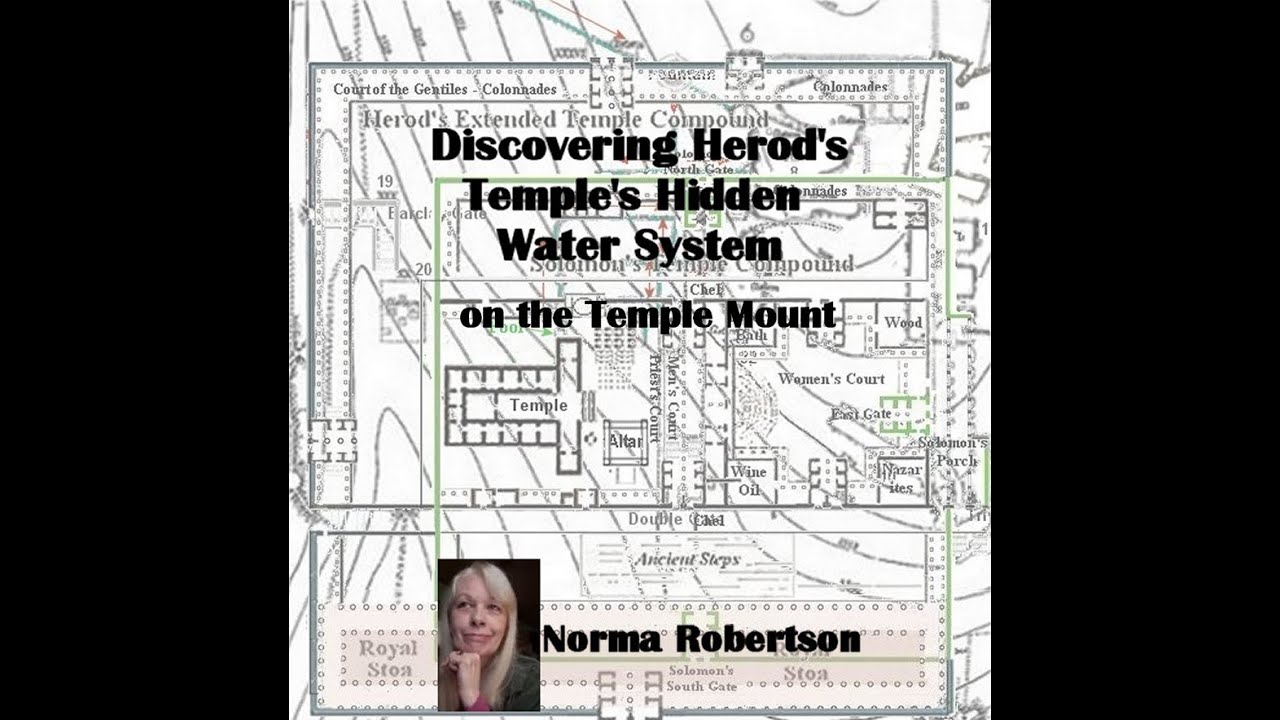 Water System on Temple Mount identifies where the Temple was located by ...