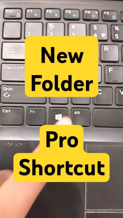 Like a Pro: create New Folder in file explorer #shortcutkeys #windows #technology #tipsandtricks ...