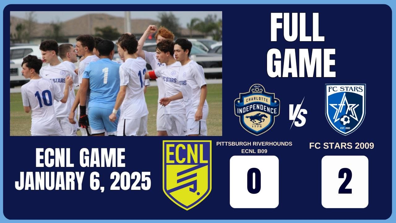 ECNL Florida Showcase FC Stars 2009 ECNL vs Charlotte Independence ECNL ...
