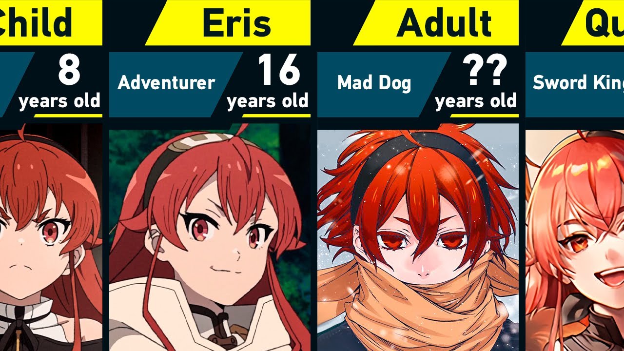 Evolution of Eris Greyrat in Jobless Reincarnation - YouTube