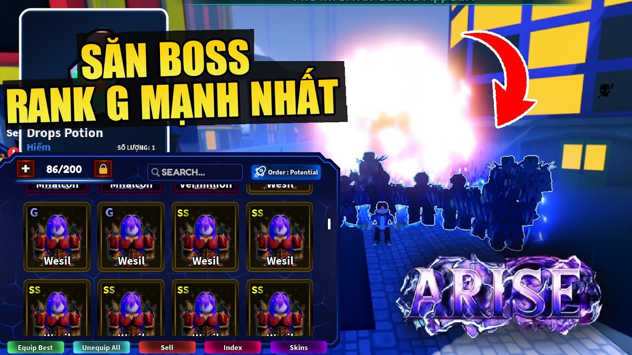 Boss rank G mạnh nhất mà bạn cần phải có trong Arise Crossover - YouTube