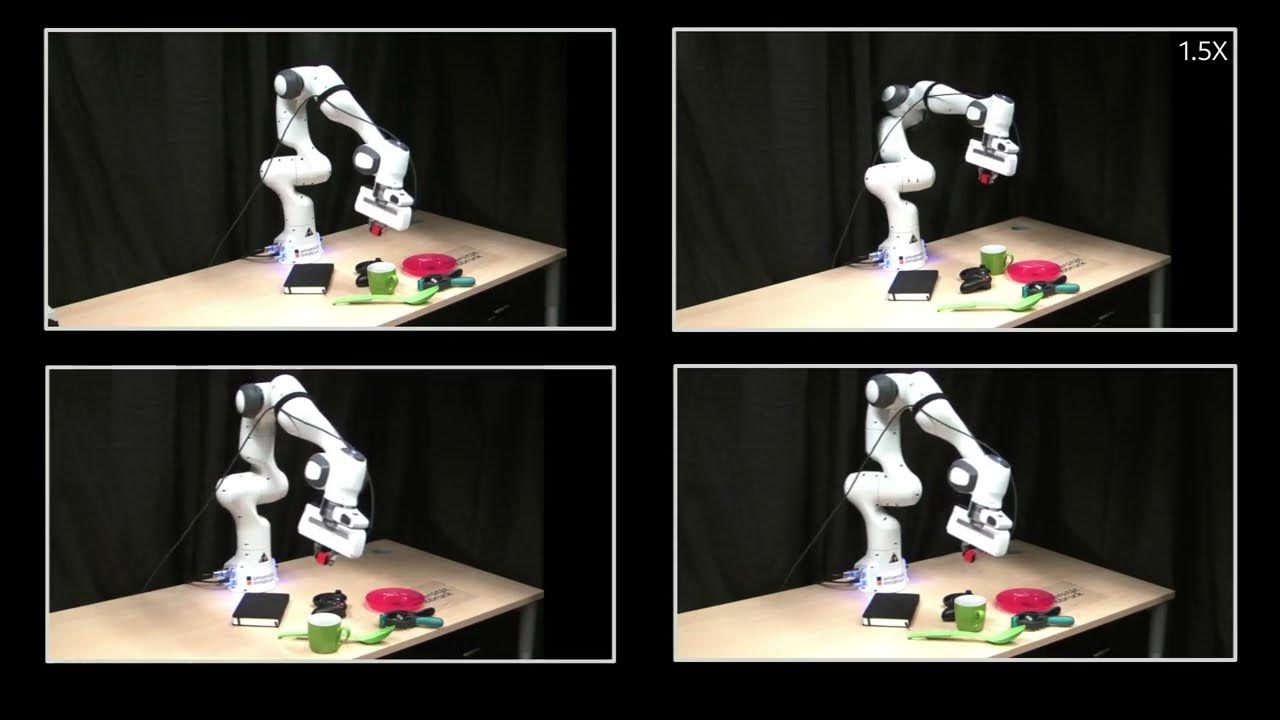Imitation Learning-based Direct Visual Servoing using the Large Projection Formulation - YouTube