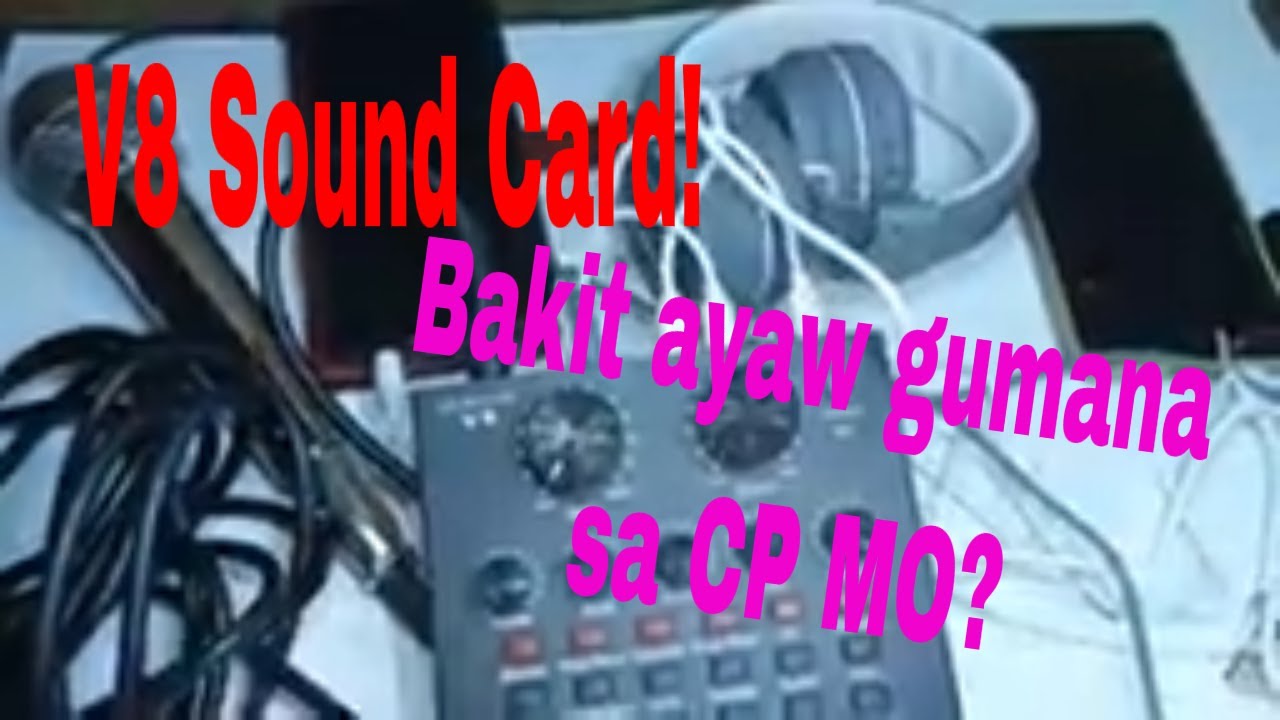 how to Set up V8 LIVE Sound card:Compatible ba CP MO? - YouTube
