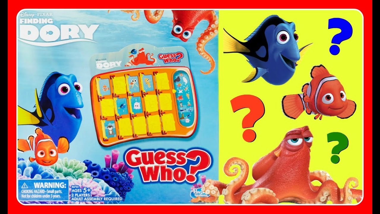 Finding Dory Guess Who GAME! NEW Hasbro Toys! Guess Who Finding Dory ...