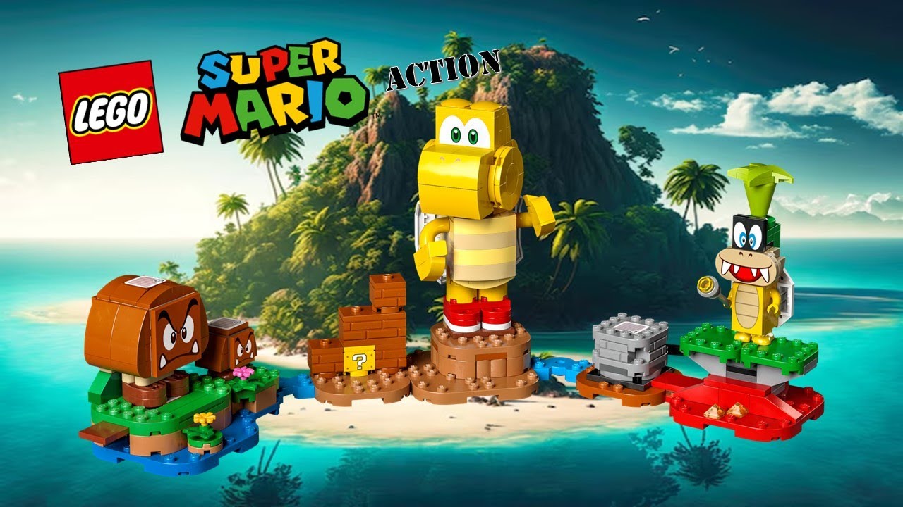 LEGO Super Mario Action Big Bad Island - YouTube