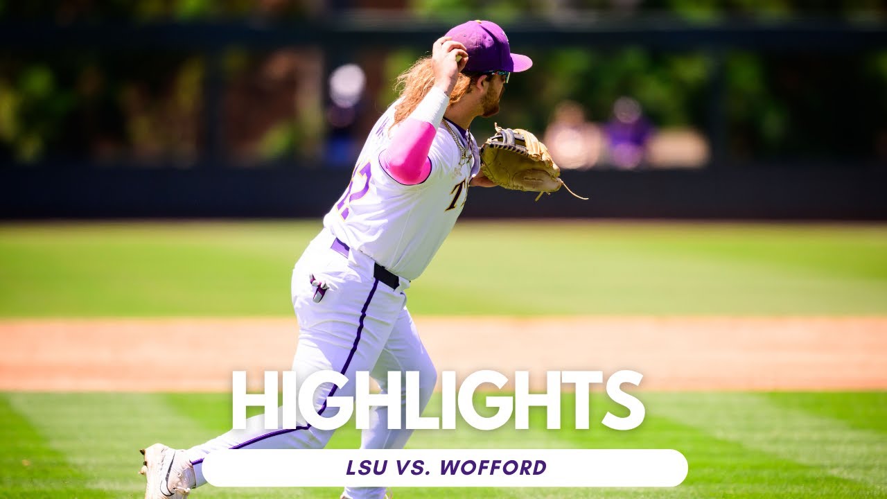 LSU Baseball Walks-Off Wofford in Game 1 of Regional Tournament ...