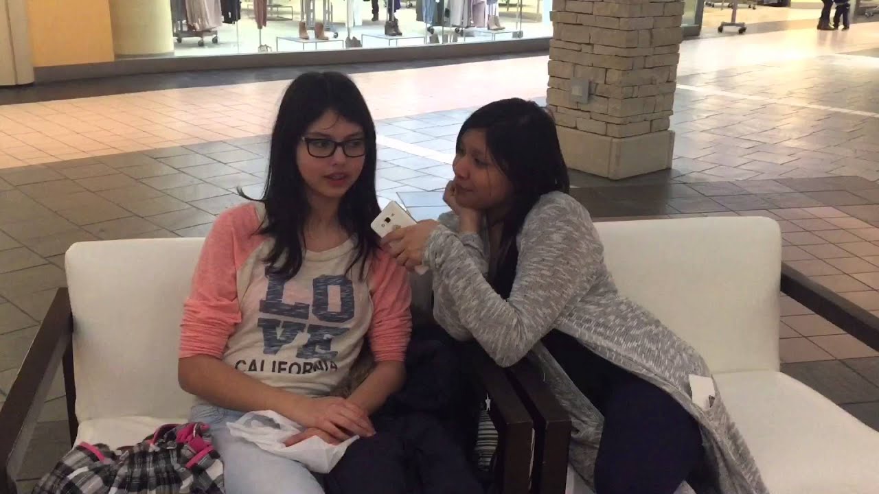 Interviewing people at the mall - YouTube