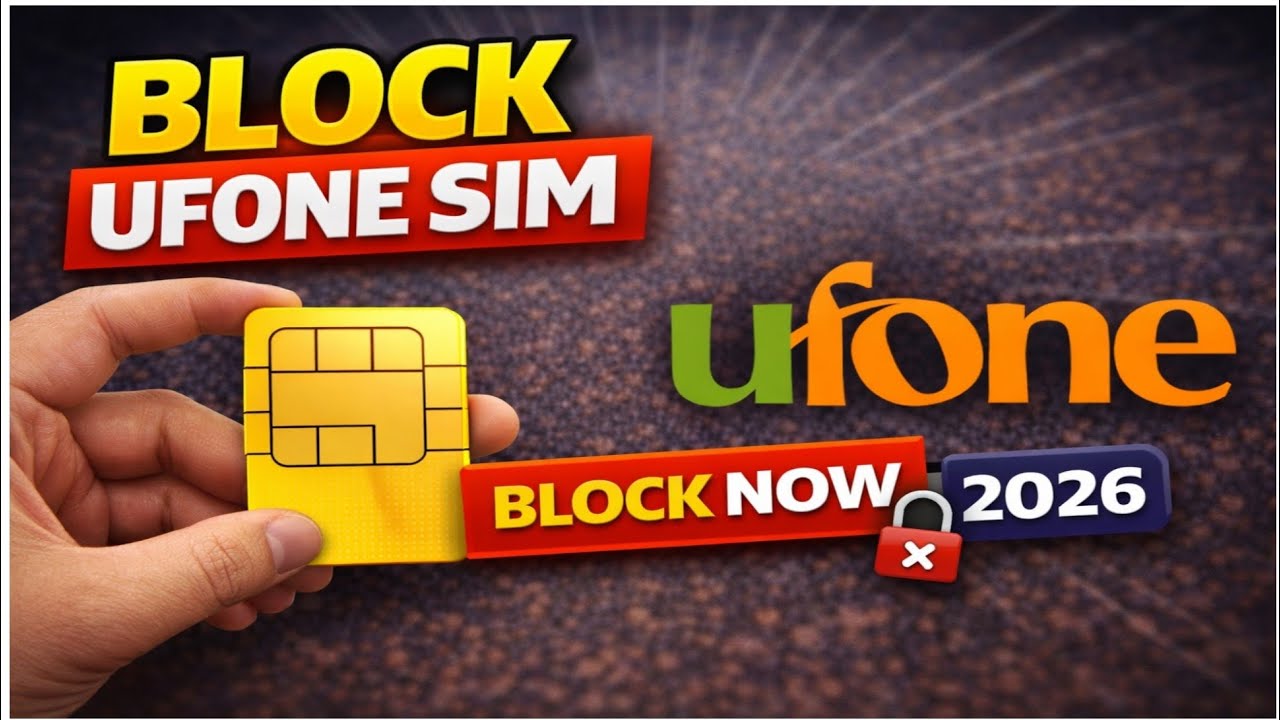 How to Block Ufone SIM | Lost or Stolen Ufone SIM Block (2026) - YouTube