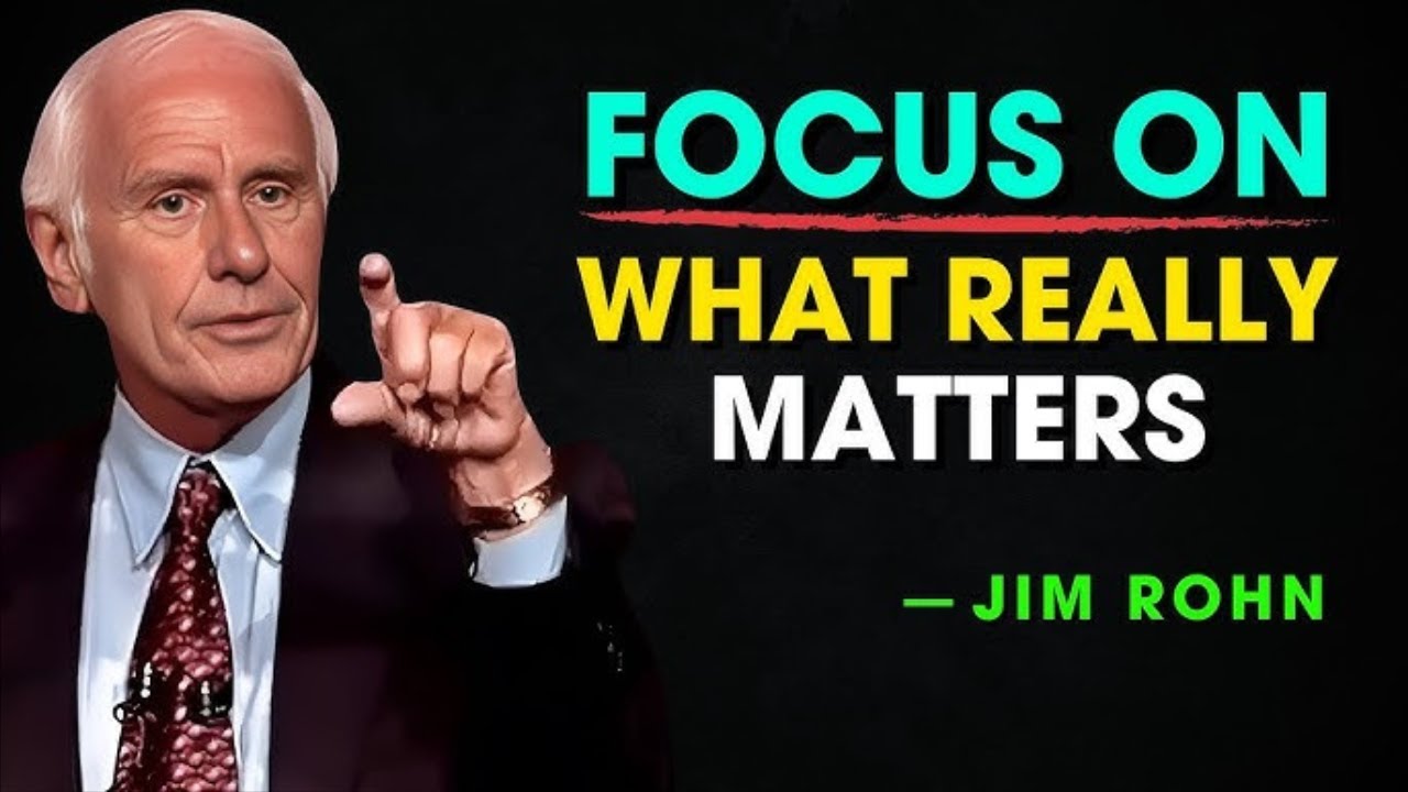 Focus On What Really Want - Jim Rohn Motivational Speech - YouTube