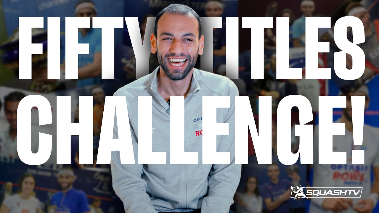 Can Mohamed Elshorbagy remember his FIFTY PSA titles? 🧠🏆 - YouTube