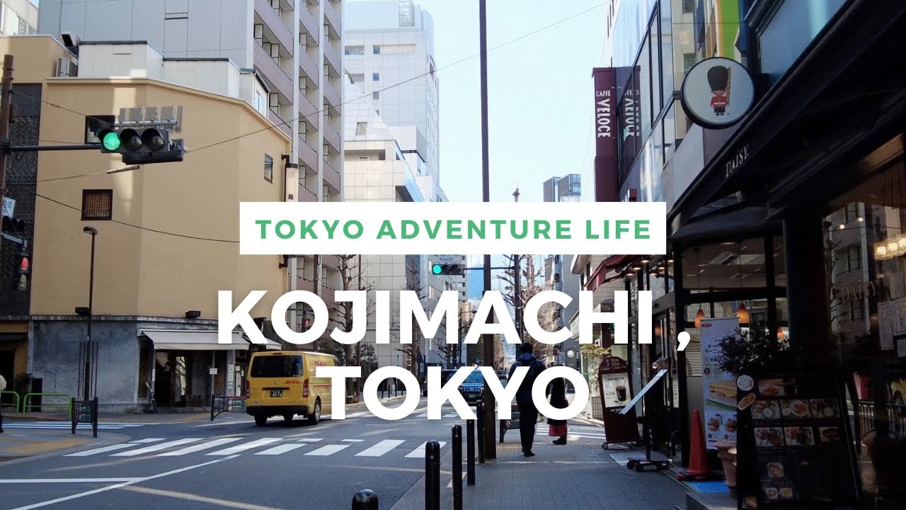 Walking Around Tokyo (Kojimachi) 麹町 - YouTube