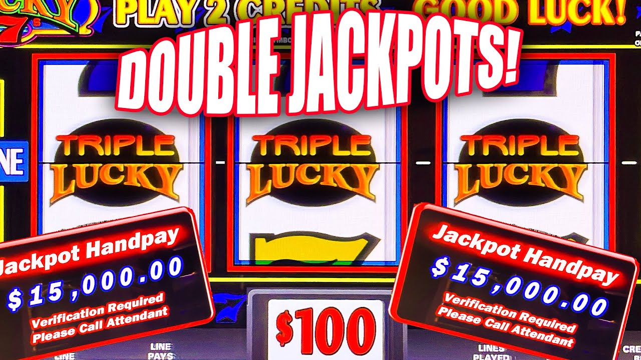 TRIPLE LUCKY 7 HIGH LIMIT MAX BET SLOT MACHINE BACK TO BACK DOUBLE ...