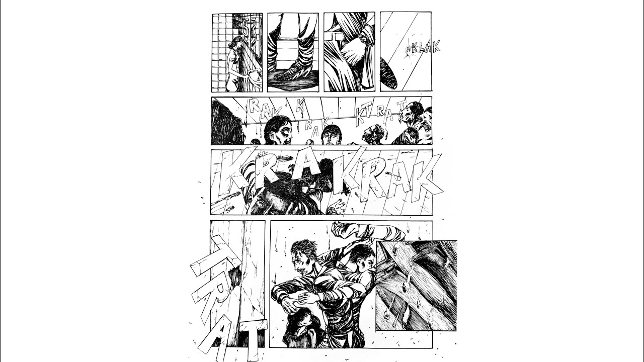 Inking A Comic Page 19 Lightbox - YouTube