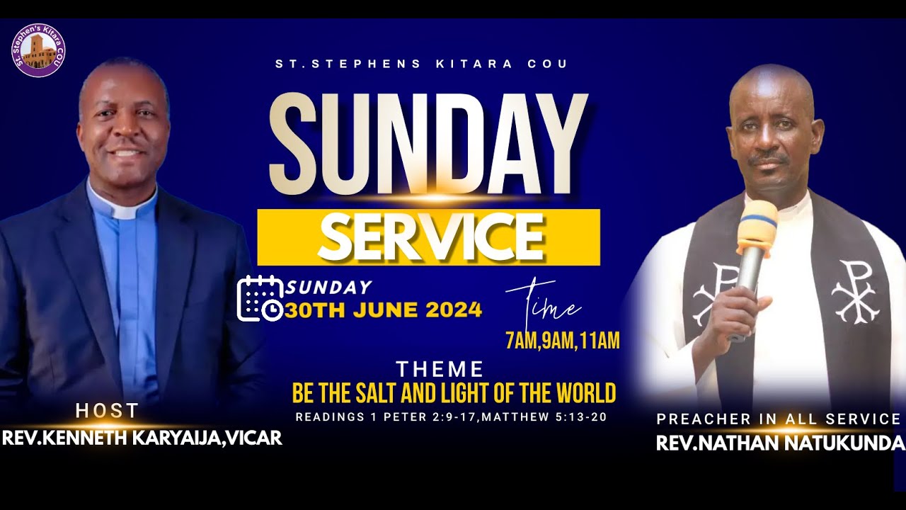 RUNYAKITARA SERVICE - PREACHER: REV.NATHAN NATUKUNDA ASSOC VICAR - YouTube