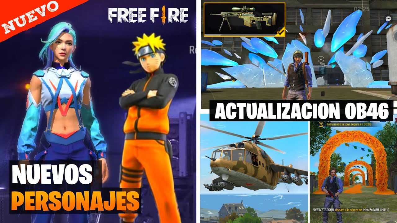 OFICIAL¡ JUGANDO LA NUEVA ACTUALIZACIÓN DE FREE FIRE CON NUEVA ...
