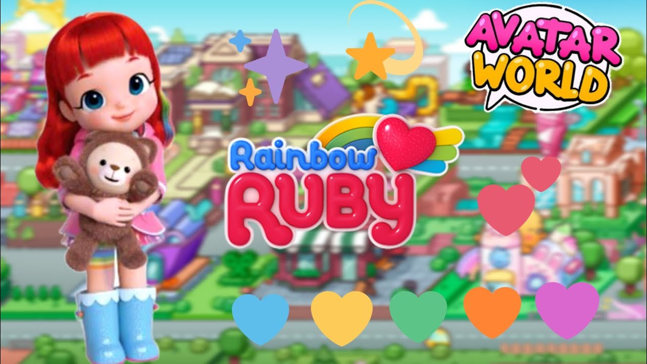 Rainbow Ruby in Avatar World #pazu #avatarworld #rainbowruby # ...