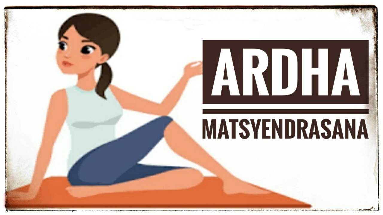 अर्धमत्स्येन्द्रासन | Ardha Matsyendrasana !|Half Spinal Twist Pose ...
