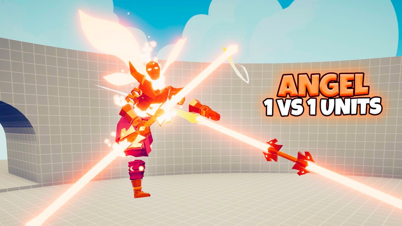 ANGEL 1 vs 1 UNITS. HIDDEN UPDATE | TABS Totally Accurate Battle ...