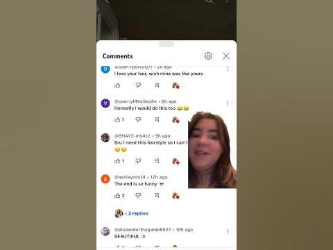 Reacting to comments - YouTube