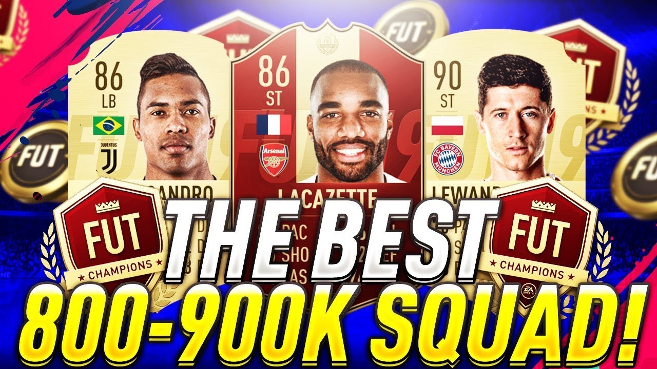 The Best Overpowered 800k To 900k Hybrid Fut Champions Squad Builder