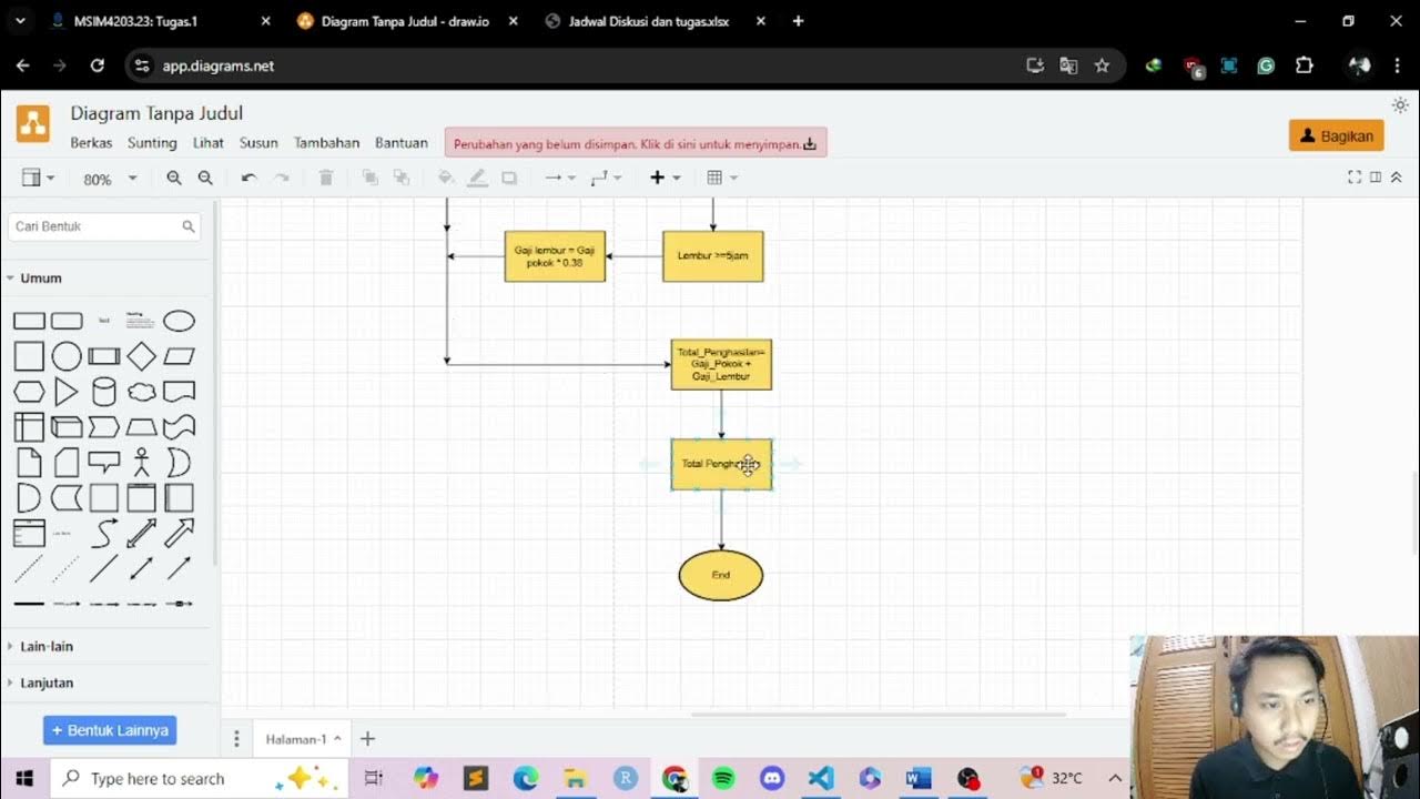 Tugas 1 Praktikum Algoritma dan Pemrograman Universitas Terbuka - YouTube
