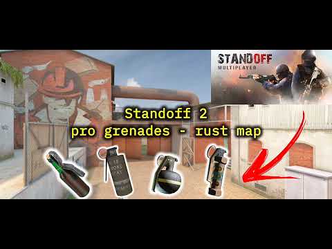 Standoff 2 Pro Grenades | Rust map (Molotov, Smoke, Flashbang) - YouTube
