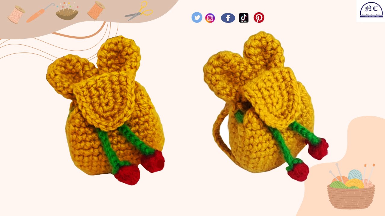 DIY Crochet Mini Backpack Keychain | Easy & Fun Tutorial - YouTube