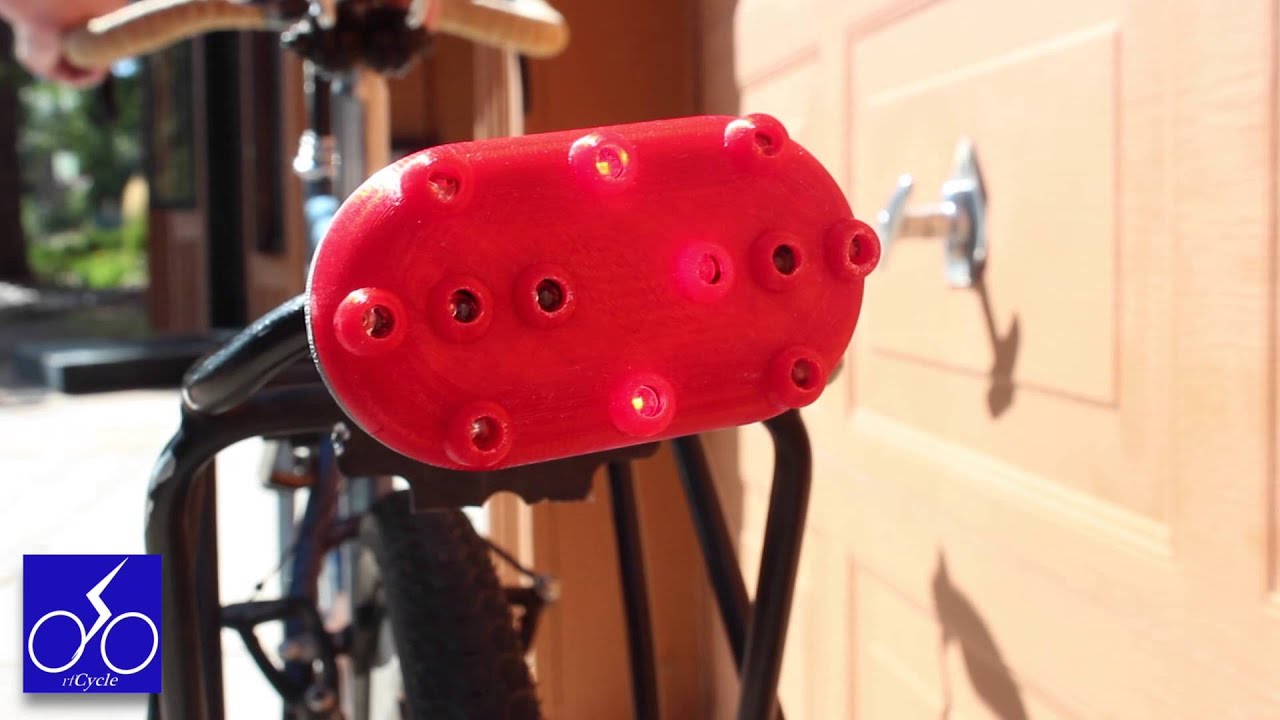 The Warthog: Wireless Bicycle Brake/Turn Signal Taillight - YouTube