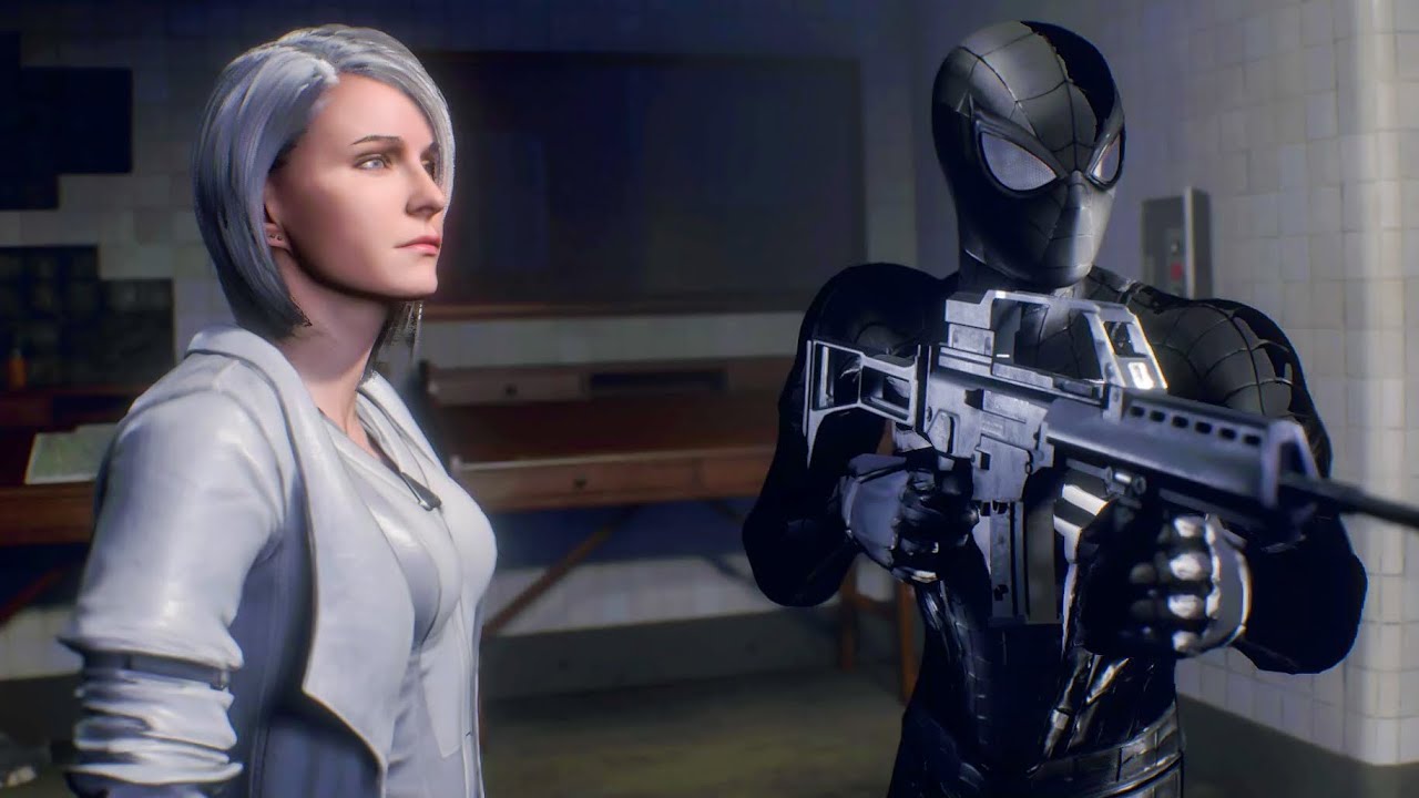 Silver Sable & Spider-Man (Black Suit) in Resident Evil 3 Remake - YouTube