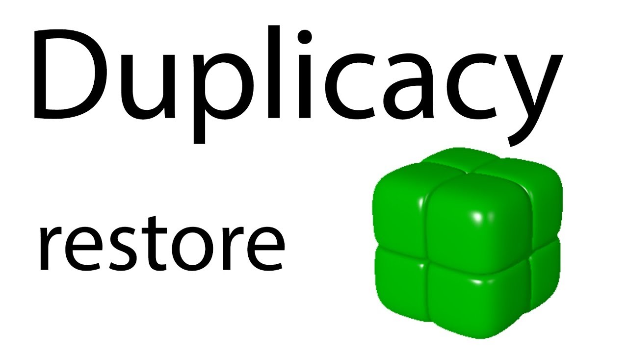 [Tutorial] Duplicacy - restore your backup with CLI version - YouTube