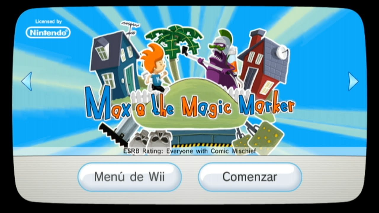 Max & the Magic Marker (WiiWare Gameplay) - YouTube