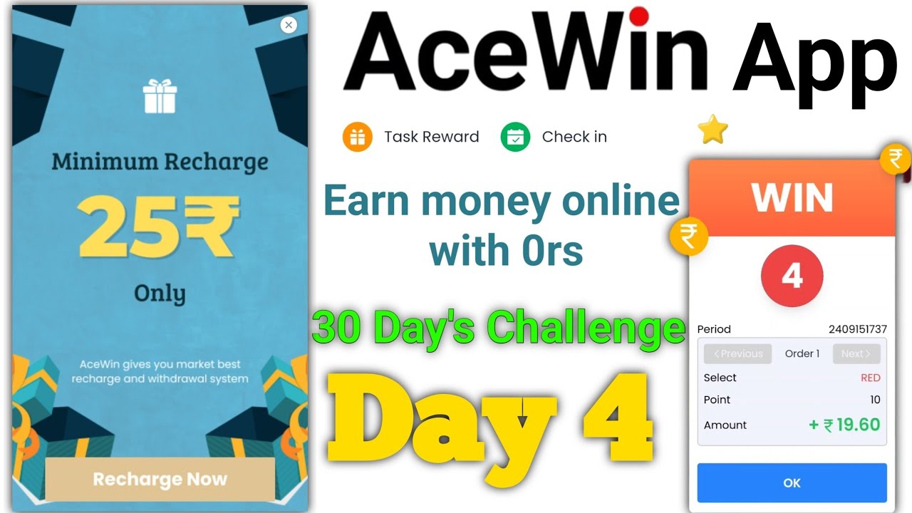 AceWin Application| AceWin Tricks|AceWin FreeEarning #AcewinChallenge ...